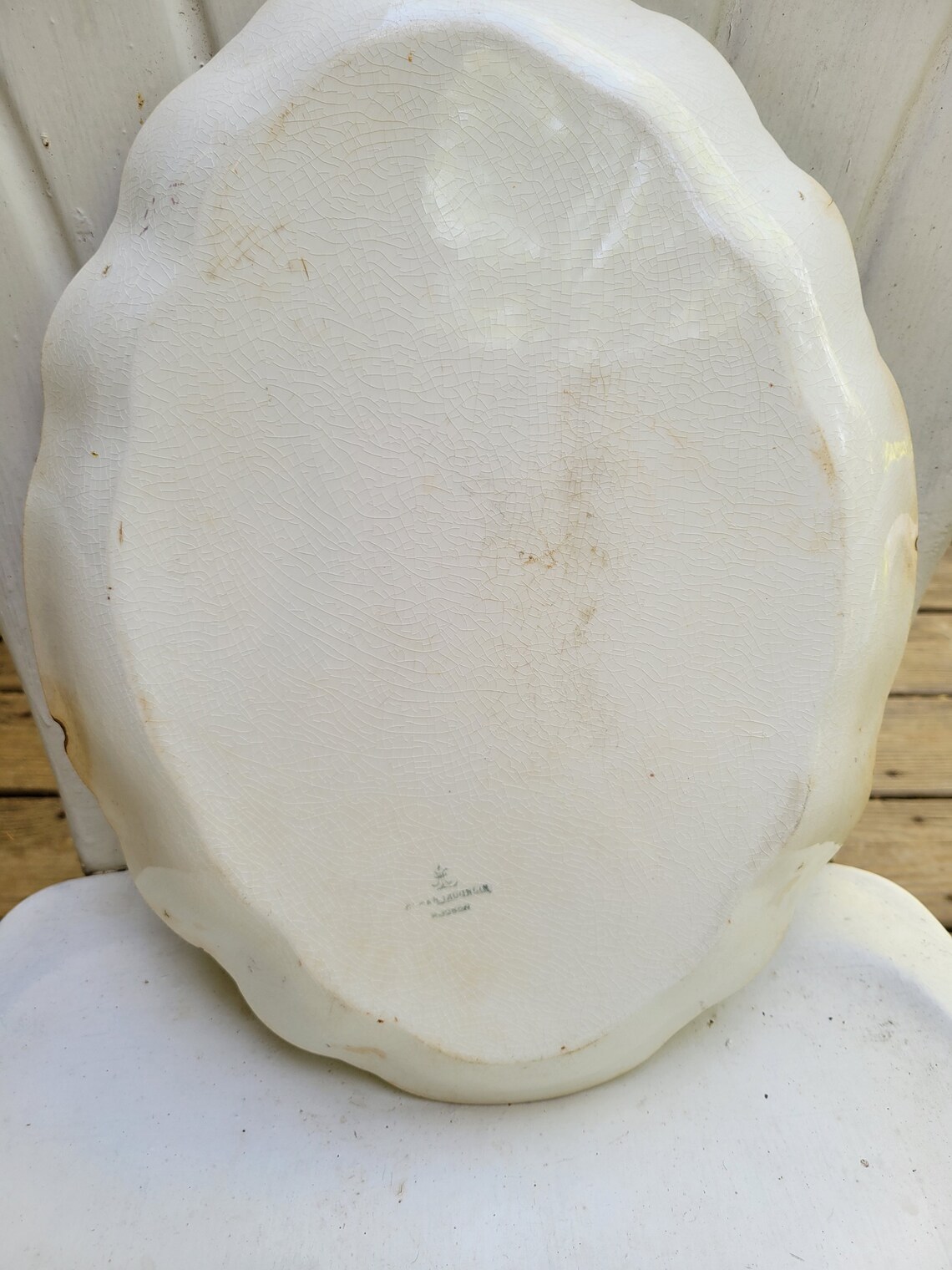 Country Farmhouse Platter Roses Shabby Chic Farmhouse - Etsy