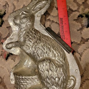 Large Antique Rabbit Candy Mold 12 Inches Tall Antique Rabbit - Etsy