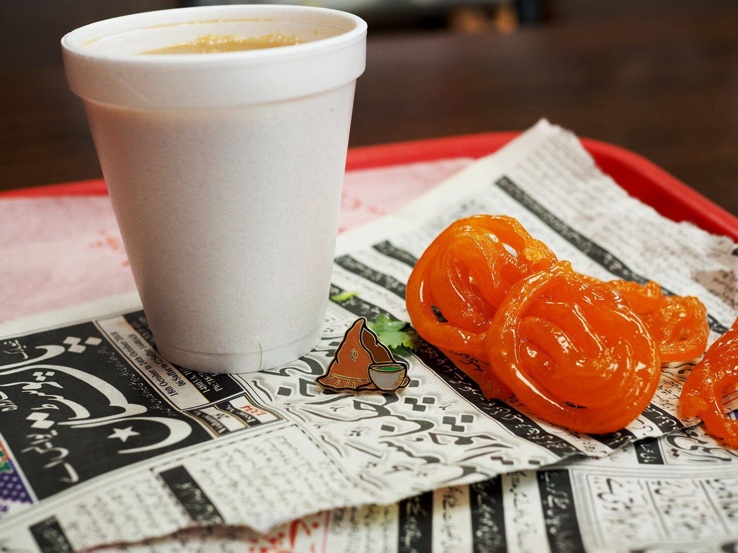 Samosa Pin Samosa and Chutney Pin Desi Pin - Etsy