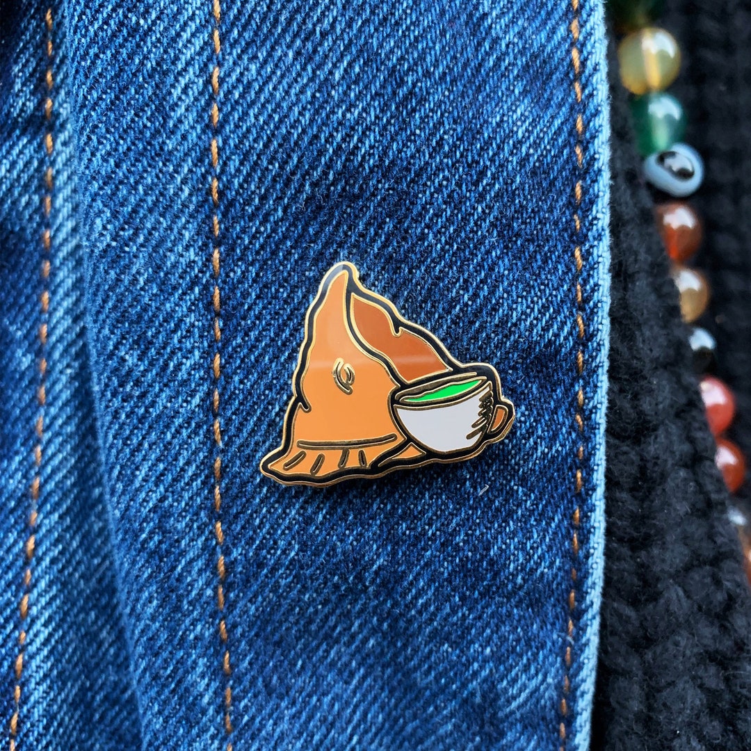 Samosa Pin Samosa and Chutney Pin Desi Pin - Etsy