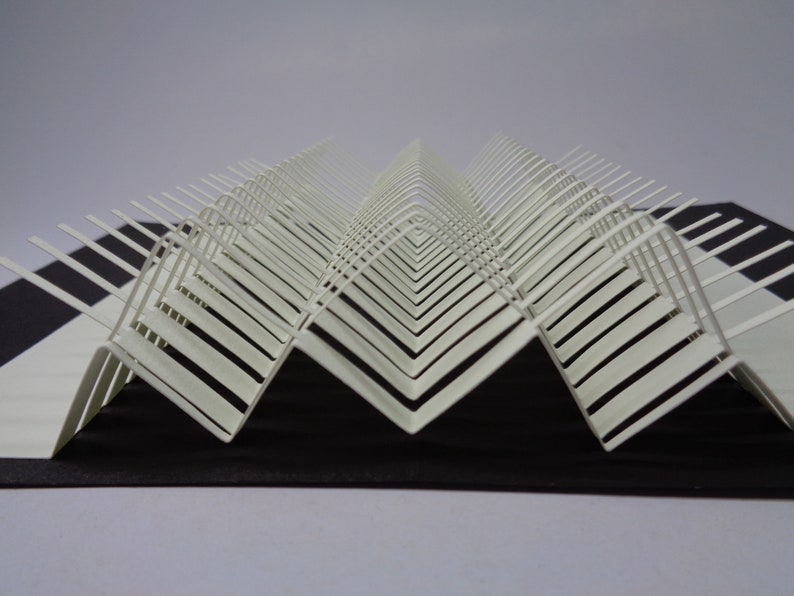 Form B Origamic Architecture Pop up Card - Etsy