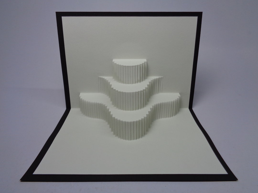 Cascade Origamic Architecture Pop up Card - Etsy