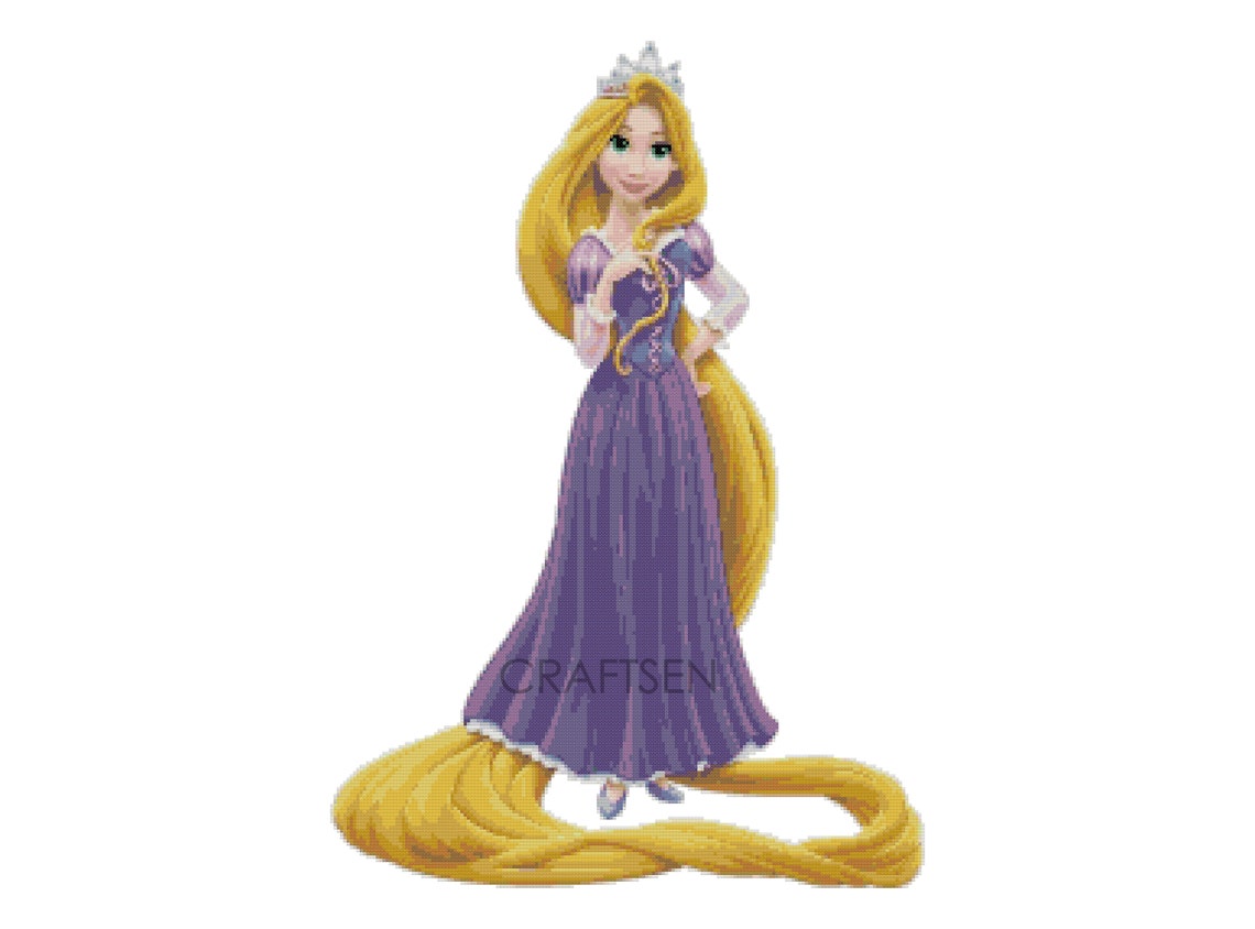 Rapunzel Cross Stitch 5 Patterns - Etsy