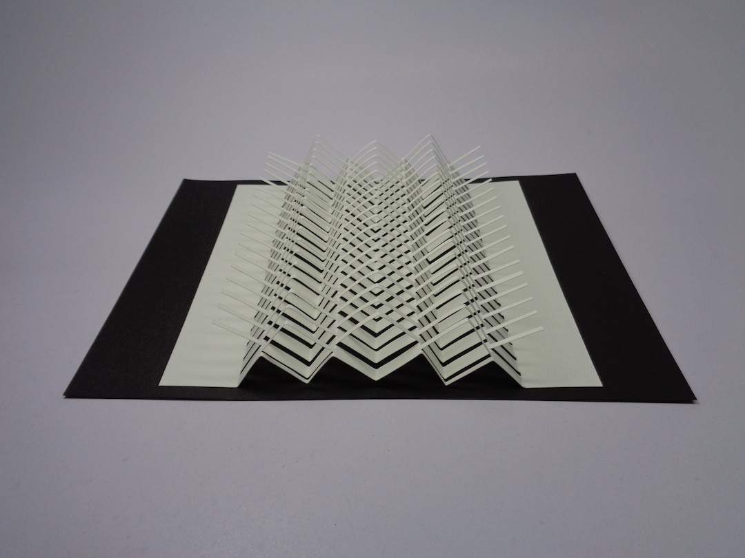 Form B Origamic Architecture Pop up Card - Etsy