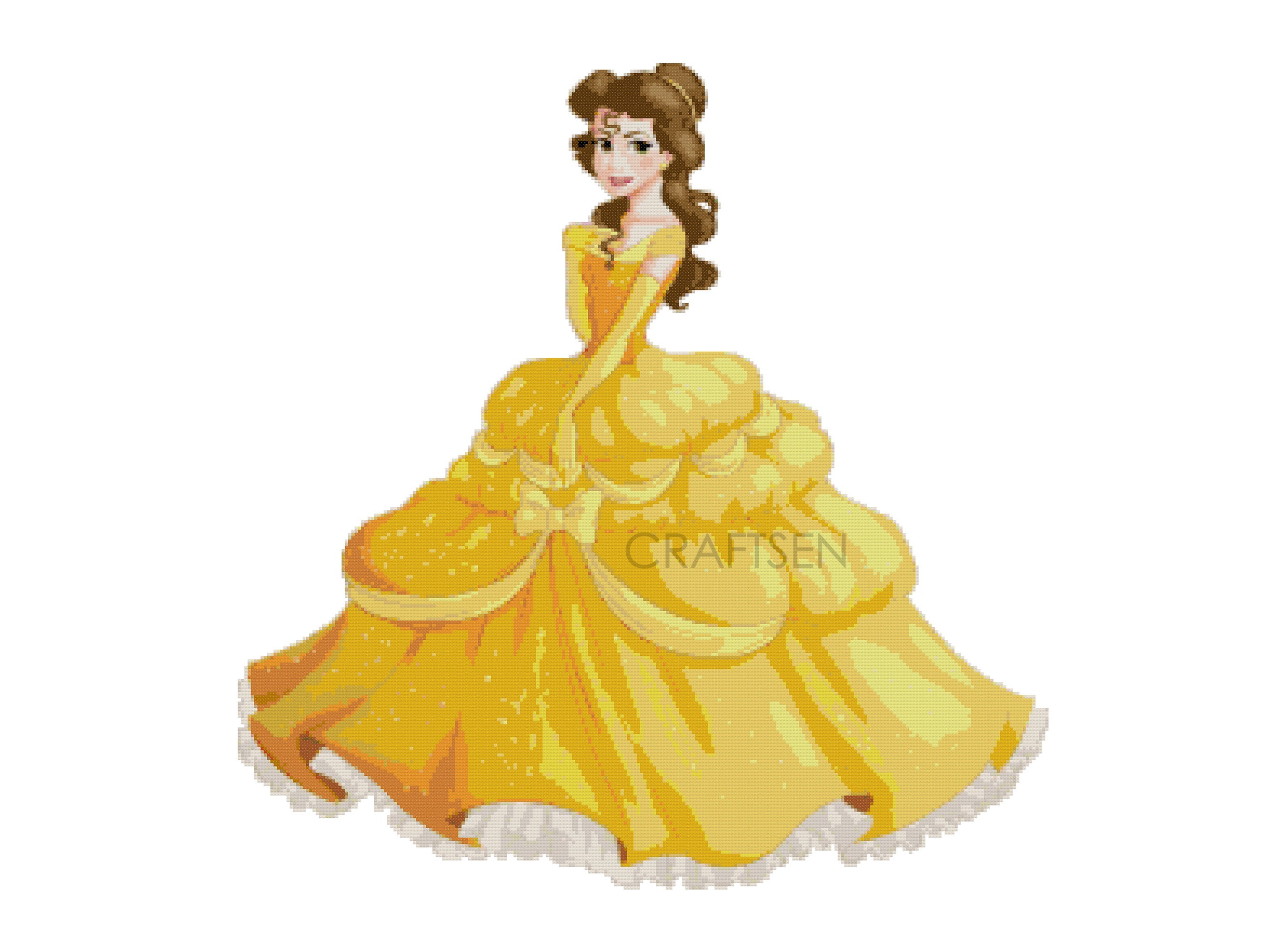 Disney Princess Cross Stitch Pattern - Etsy