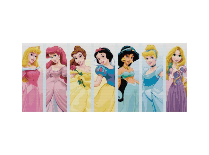 Disney Princess Cross Stitch Pattern - Etsy