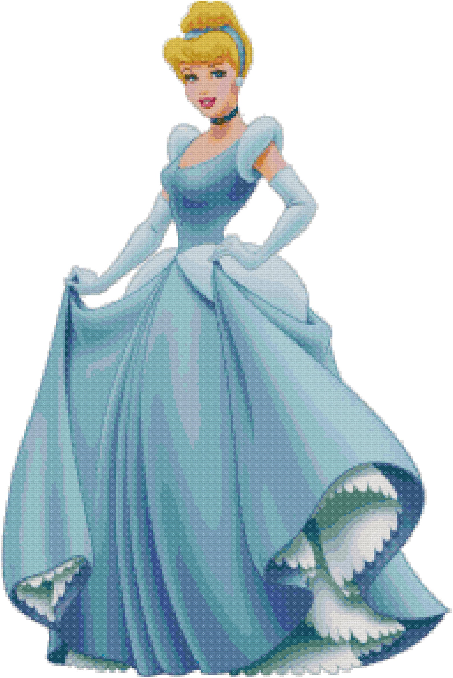 Cinderella 4 Cross Stitch Patterns | Etsy