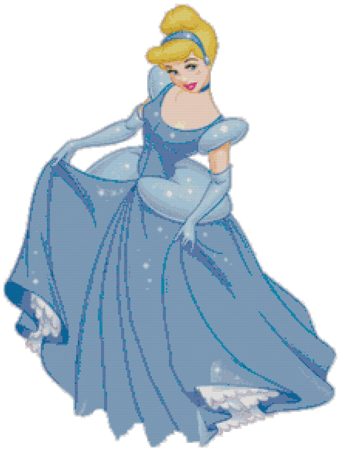 Cinderella 4 Cross Stitch Patterns - Etsy
