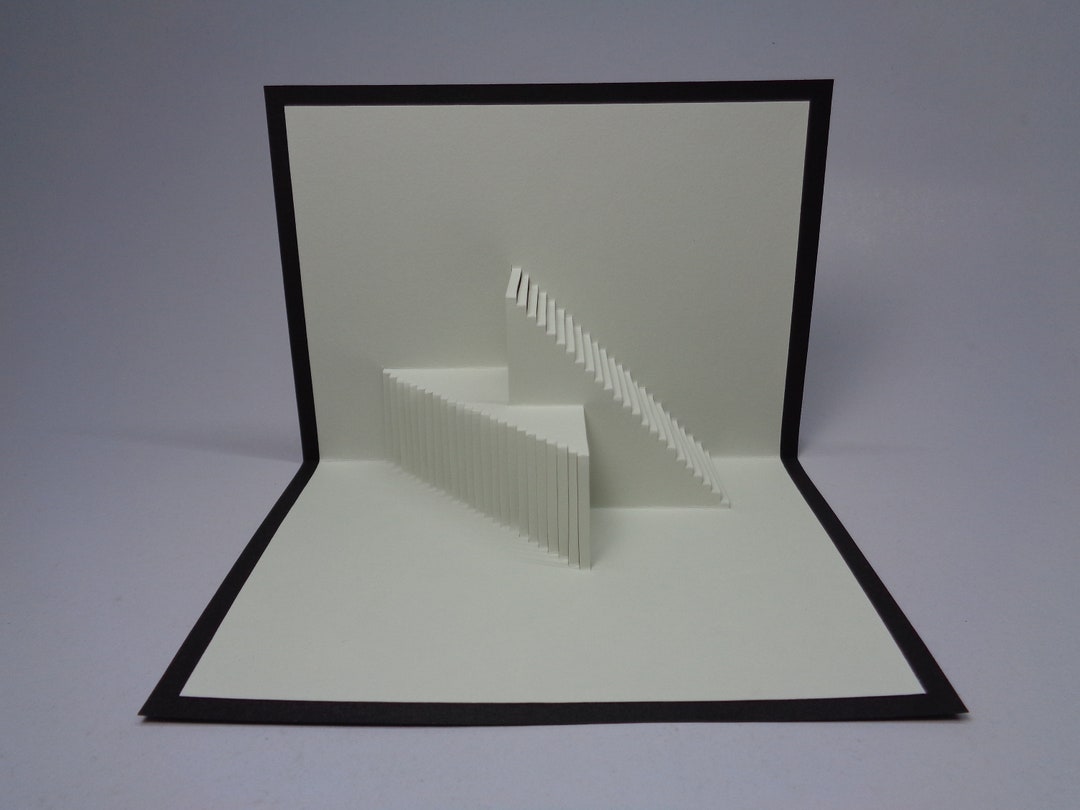Blocks Origamic Architecture Pop up Card - Etsy Canada