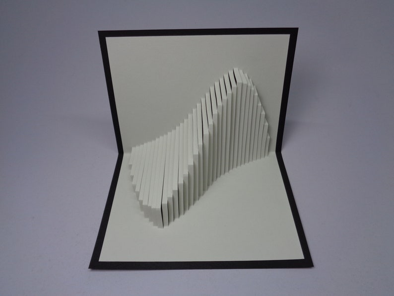 Wave Origamic Architecture Pop up Card - Etsy