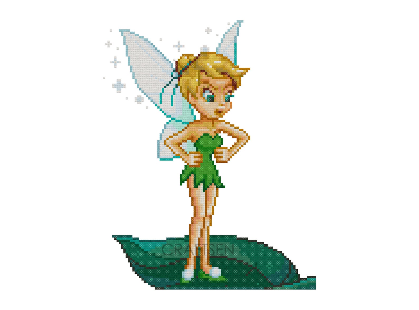 Tinkerbell 5 Cross Stitch Patterns - Etsy