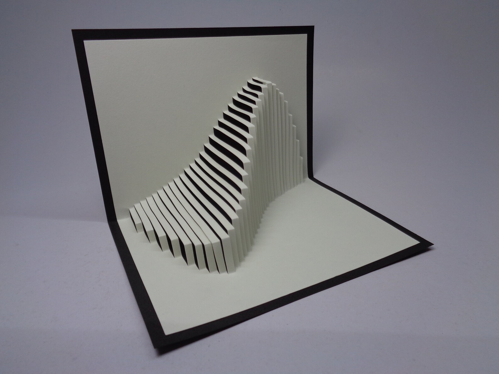 Wave Origamic Architecture Pop up Card - Etsy