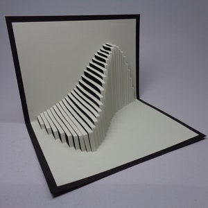 Wave Origamic Architecture Pop up Card - Etsy