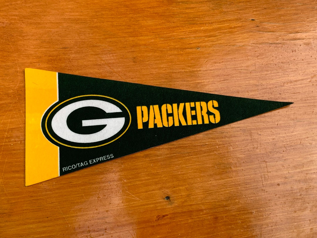 Green Bay Packers Rico/ Tag Express 9 Mini Pennant - Etsy