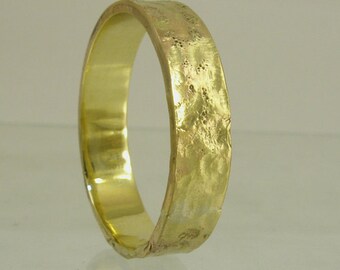 14K Gold ringRecycled goldWedding BandMan Wedding | Etsy