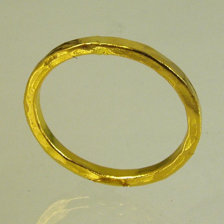 Pure Gold Mens Wedding Band 24 Karat Solid Gold Ring100% - Etsy