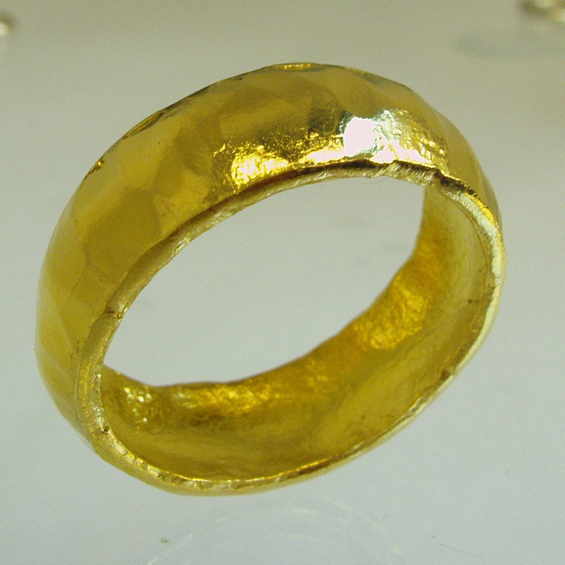 Pure Solid gold wedding band 24 Karat solid gold ring100% | Etsy