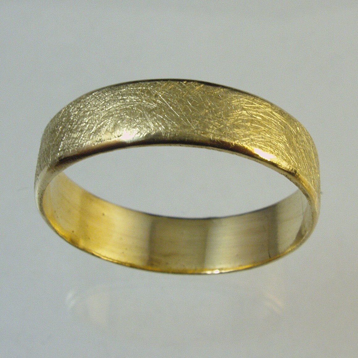 Unisex-Ring Mann Ehering Frau Ehering 14 Karat gold Ring | Etsy