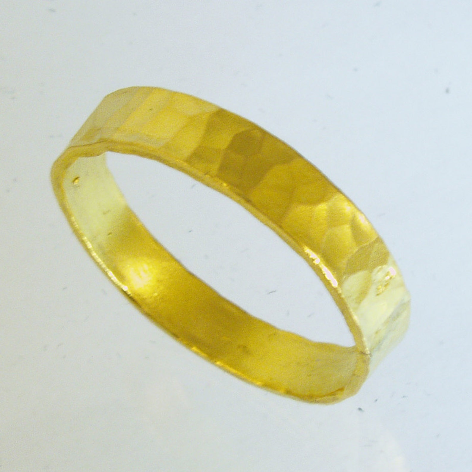 Pure Gold Mens Wedding Band 24 Karat Solid Gold Ring100% - Etsy