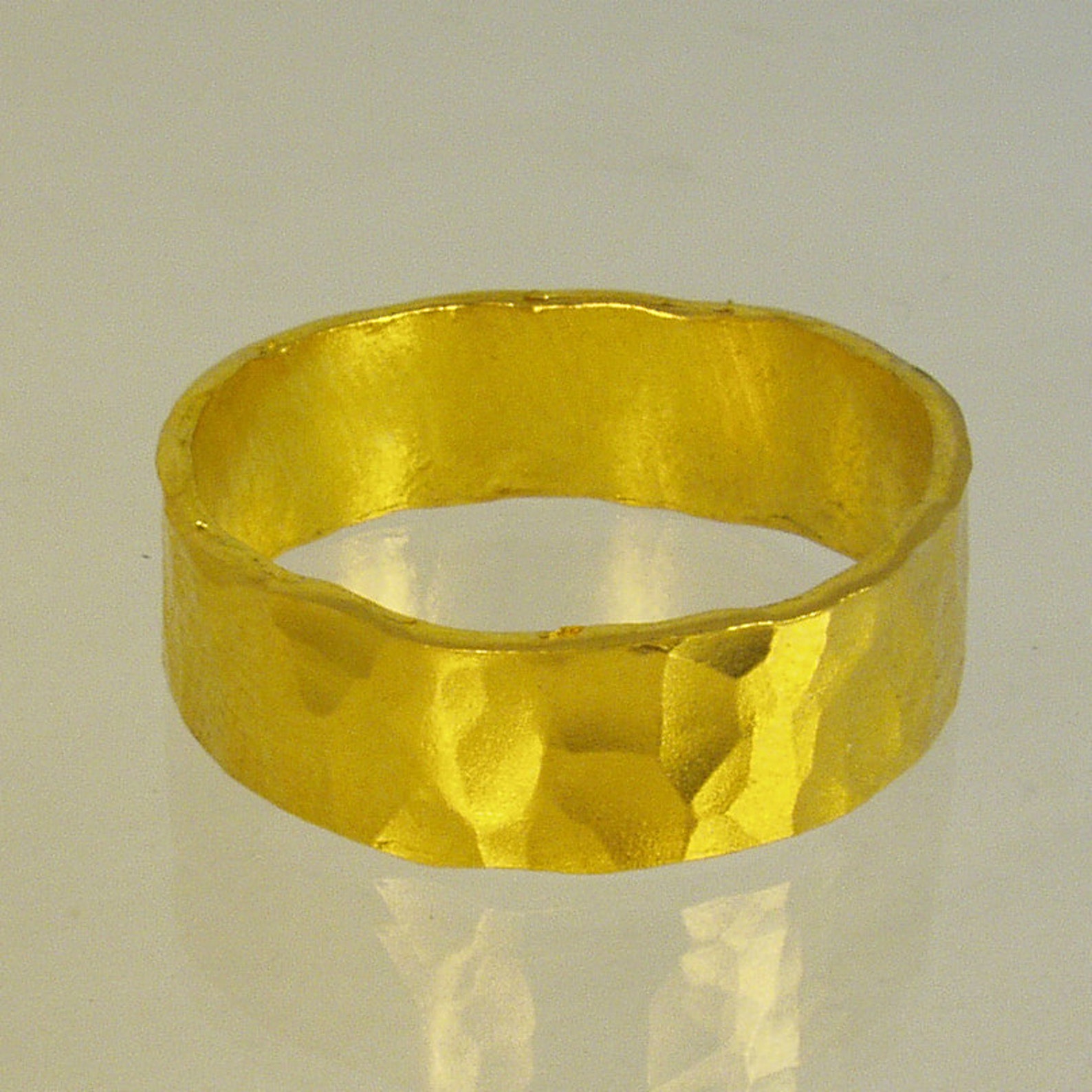 Pure Gold Mens Wedding Band 24 Karat Solid Gold Ring100% | Etsy