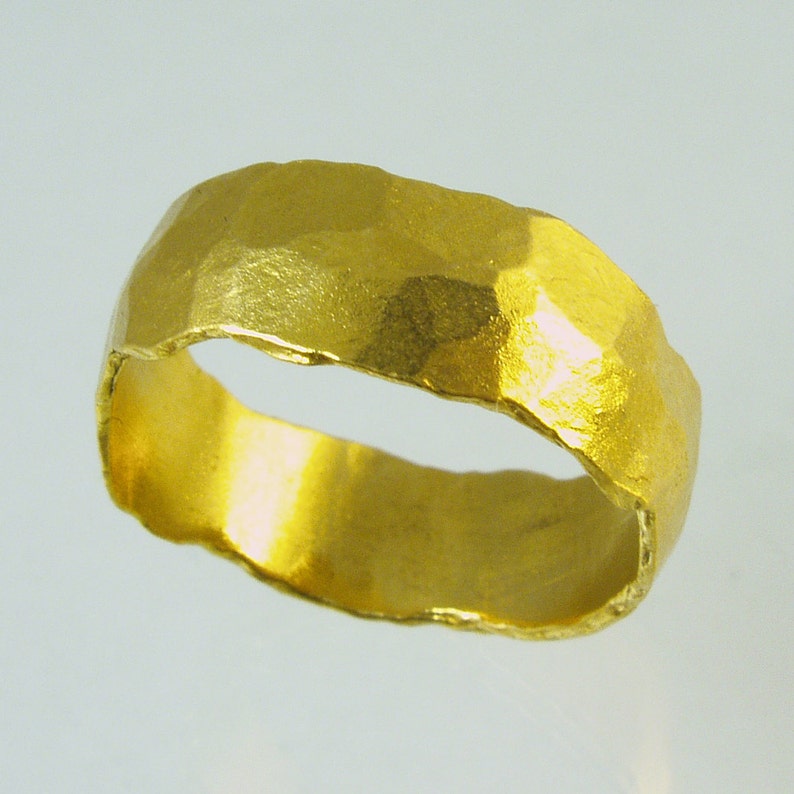 Pure Goldmens Wedding Bandpure Gold 24 Karat Solid Gold - Etsy