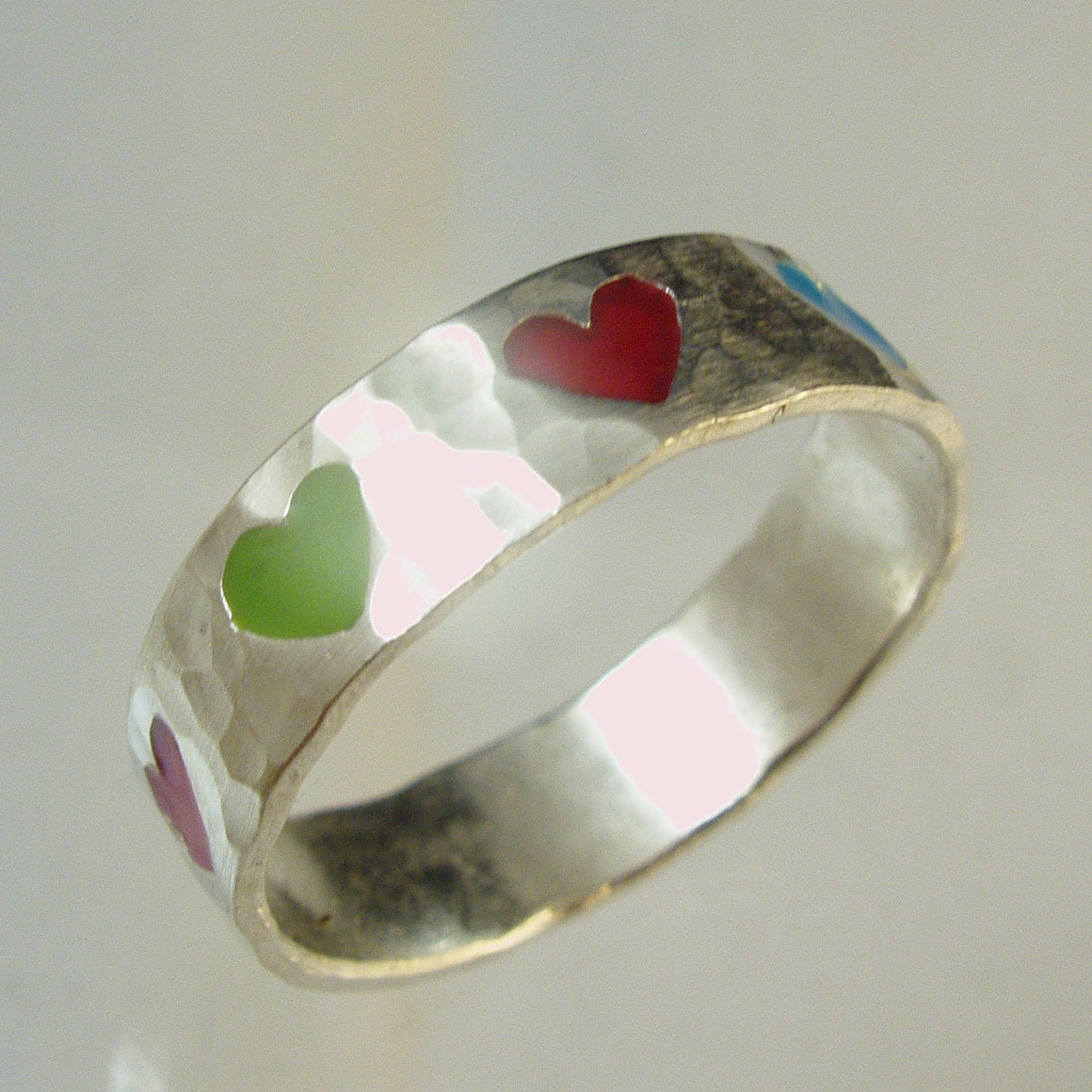 Hearts Ring, Silver Ring, Made to Order Ring,hearts, Love Ring ...