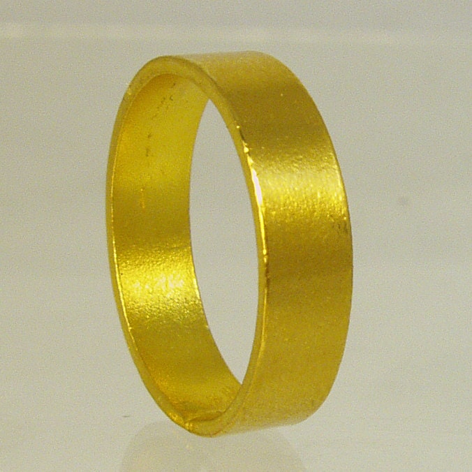 Pure Solid Gold Wedding Band 24 Karat Solid Gold Ring100% - Etsy Israel