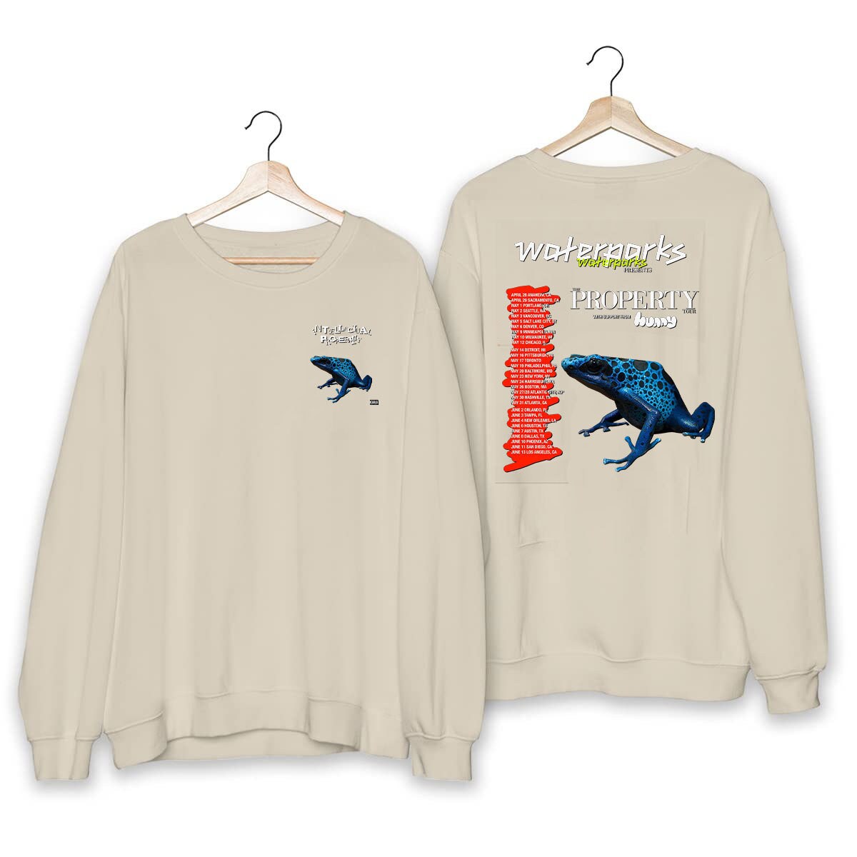 WaterParks Band Shirt, Waterparks Intellectual Property Tour Shirt sold ...