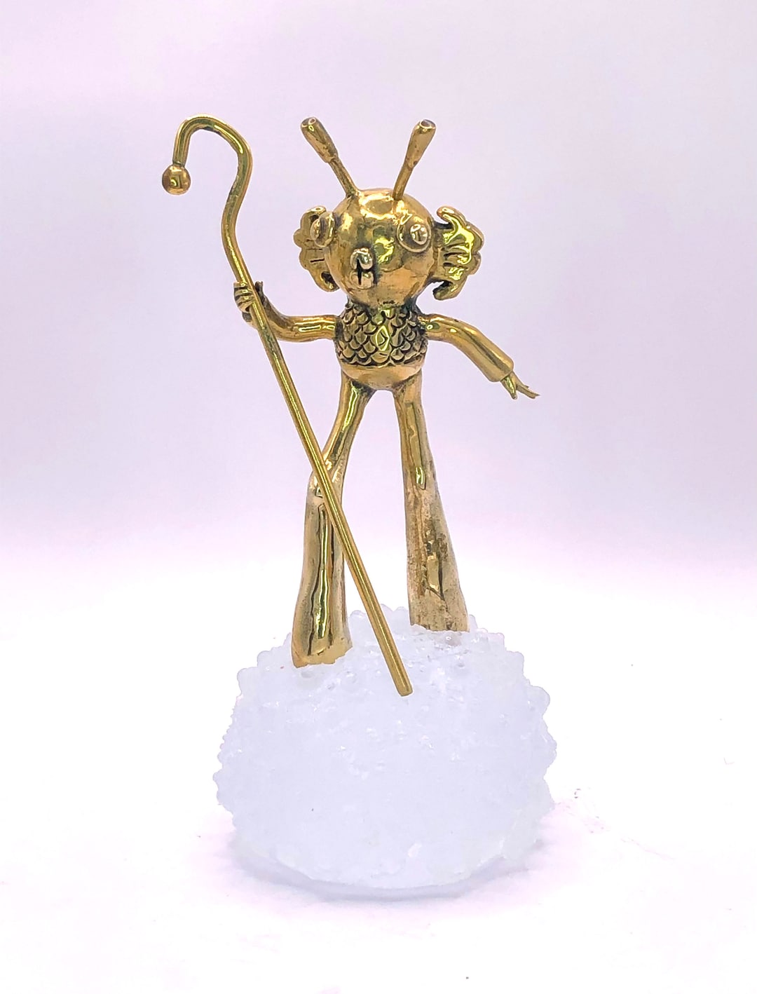 Dagon Mesopotamian God Figurine - Brass Collectible With Resin Base ...