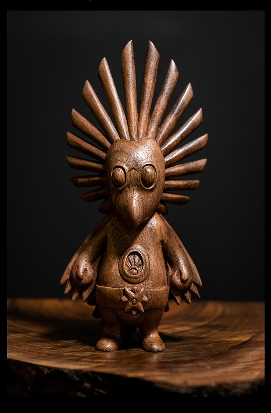 Quetzalcoatl Sacred Wood Carving | Best Wood Carving of Garuda | Aztec ...