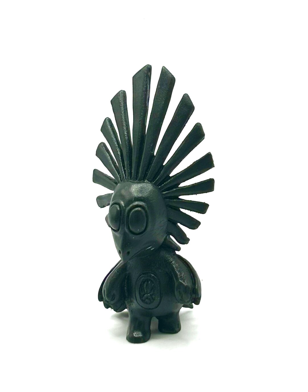 Quetzalcoatl Totem, Garuda Figurine, Altarpiece Deity, Black Resin ...