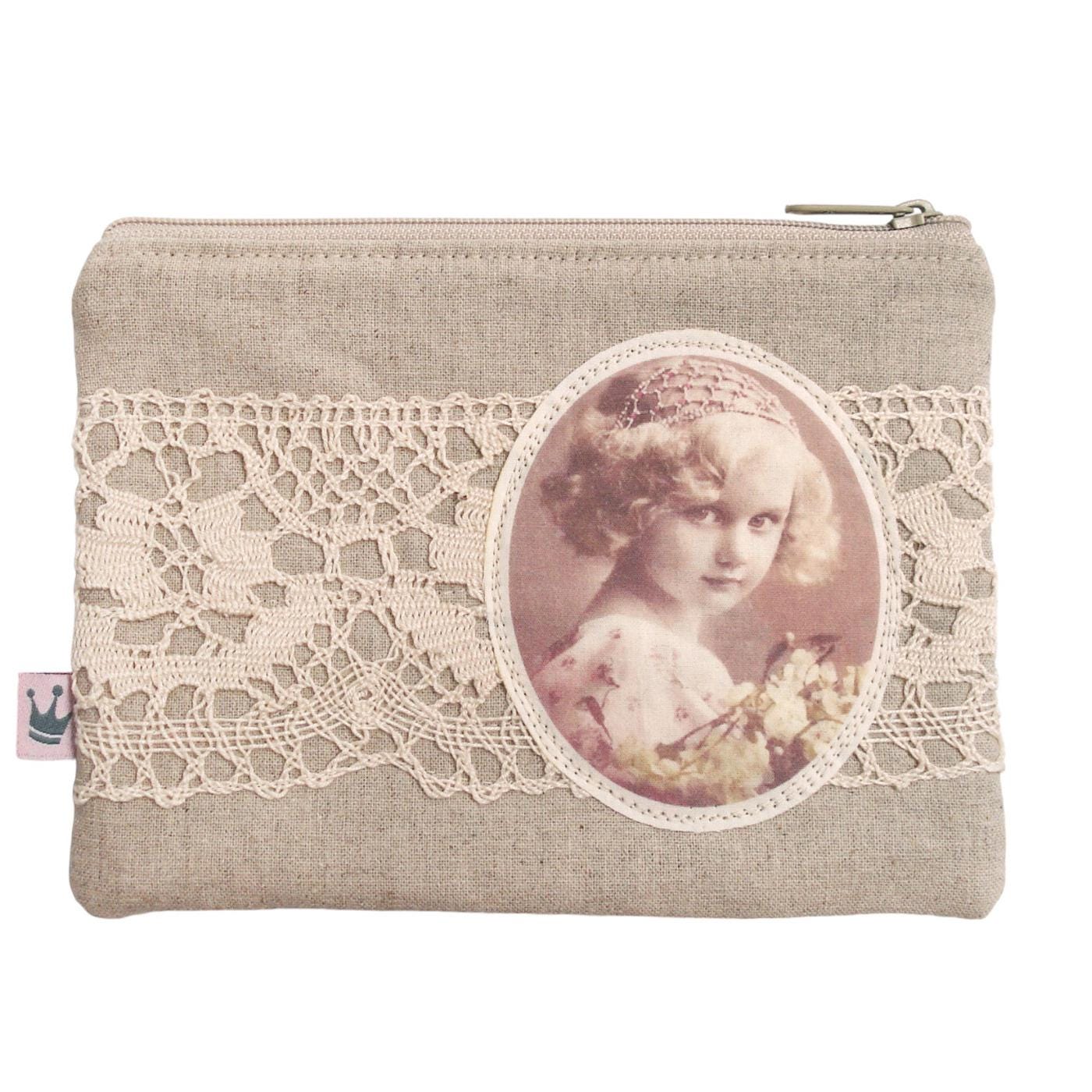 Zipper Pouch «little Girl» Small - Etsy
