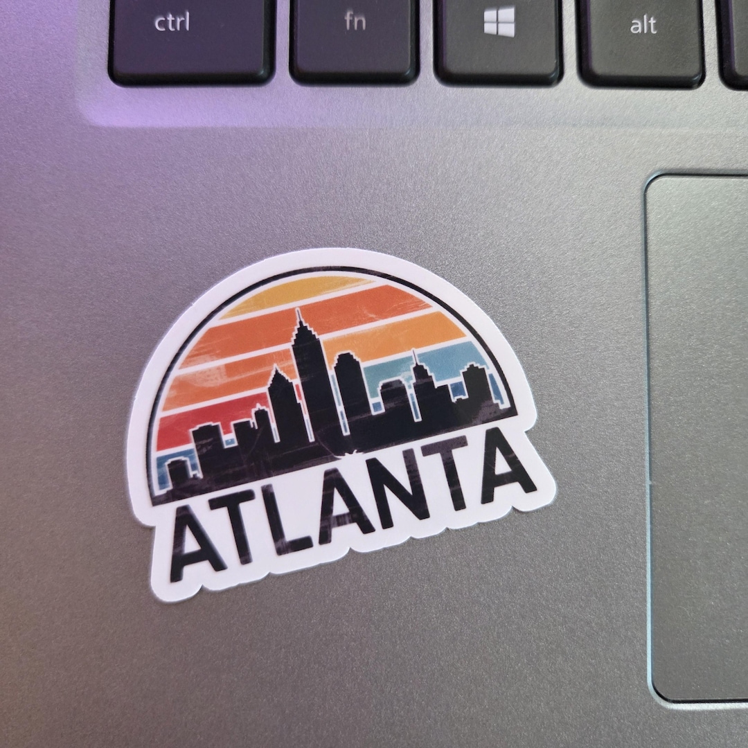 Atlanta Sticker You Pick Size for Laptops Tumblers and More - Etsy