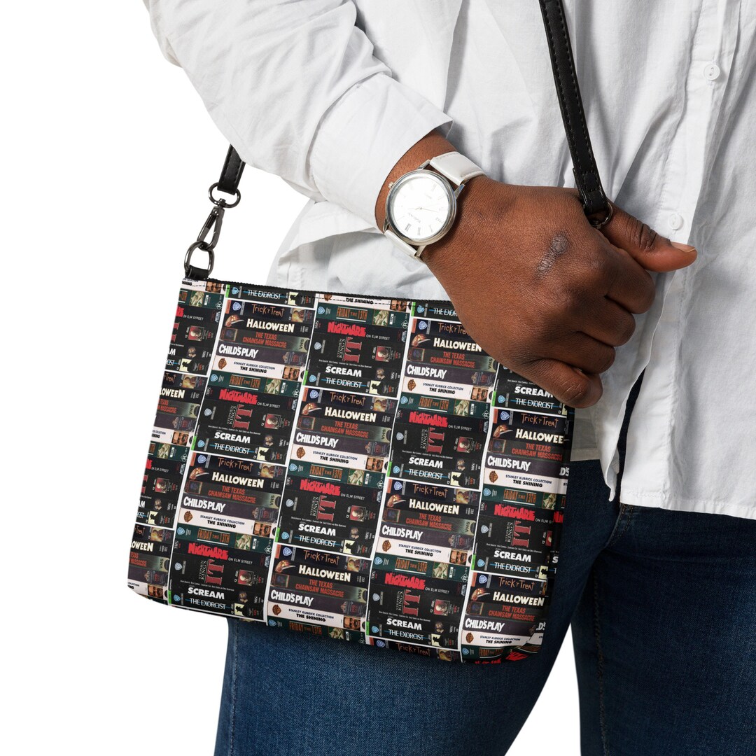 Crossbody Bag, VHS Horror Movie, 80's VHS Tapes, Old School Horror ...