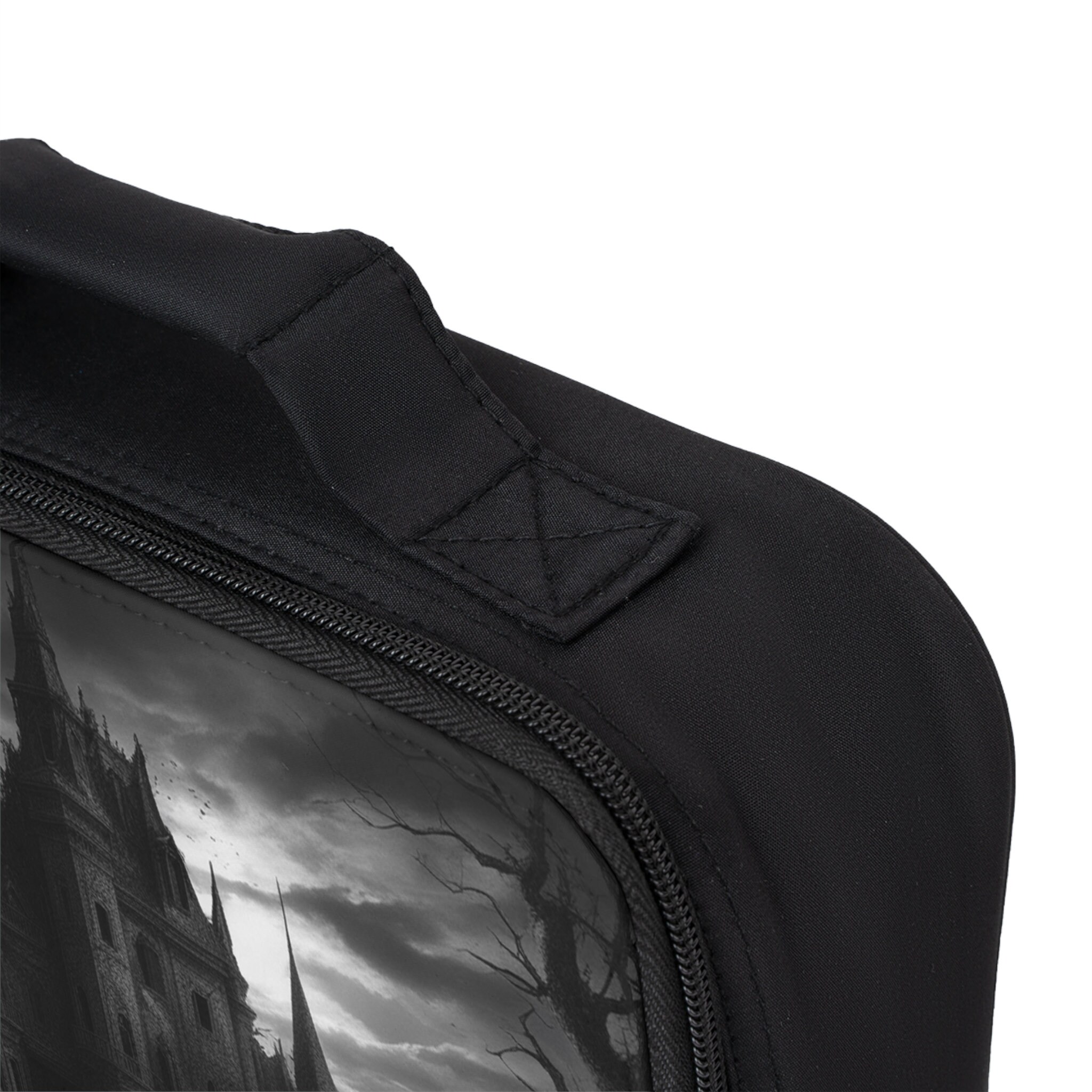 Lunch Bag Insulated Zip-up Gothic Castle Print Dark Cloud Moonlight ...