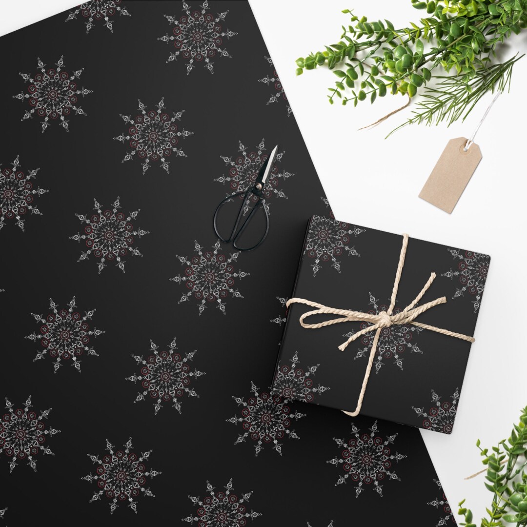 Wrapping Paper, Pentagram Pattern, Lucifer, Leviathan, Crucifix ...