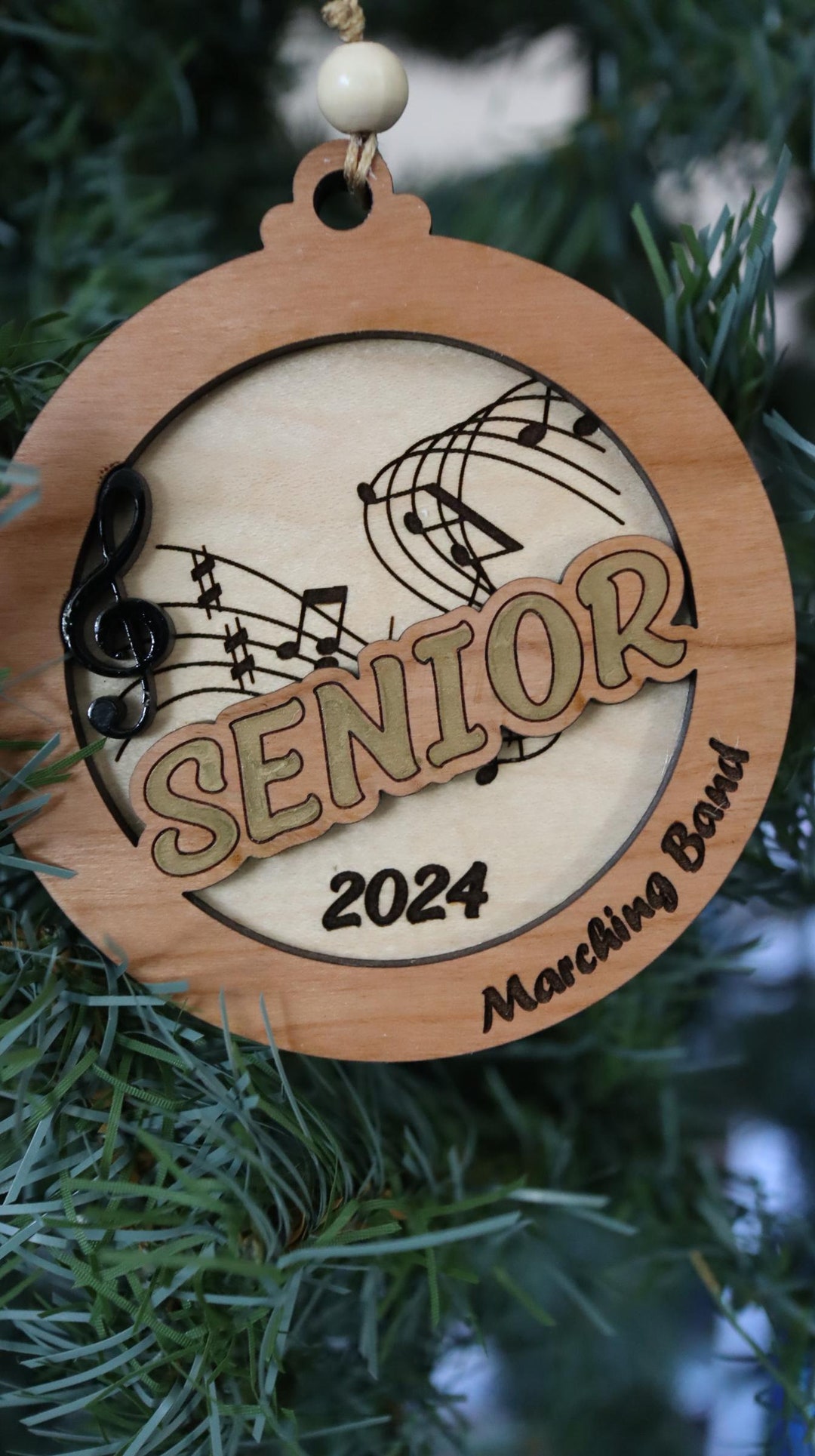 Senior Marching Band SVG, Graduation Ornament, Laser Cut File, Gift ...