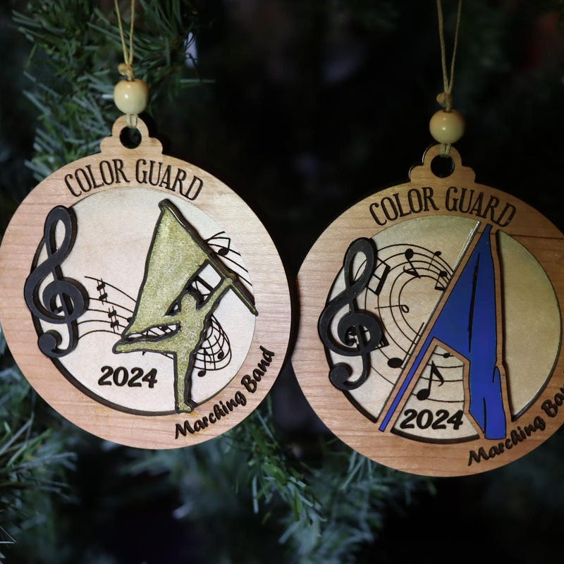 Color Guard Christmas Svg - Etsy