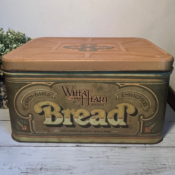 Tin Bread Box - Etsy