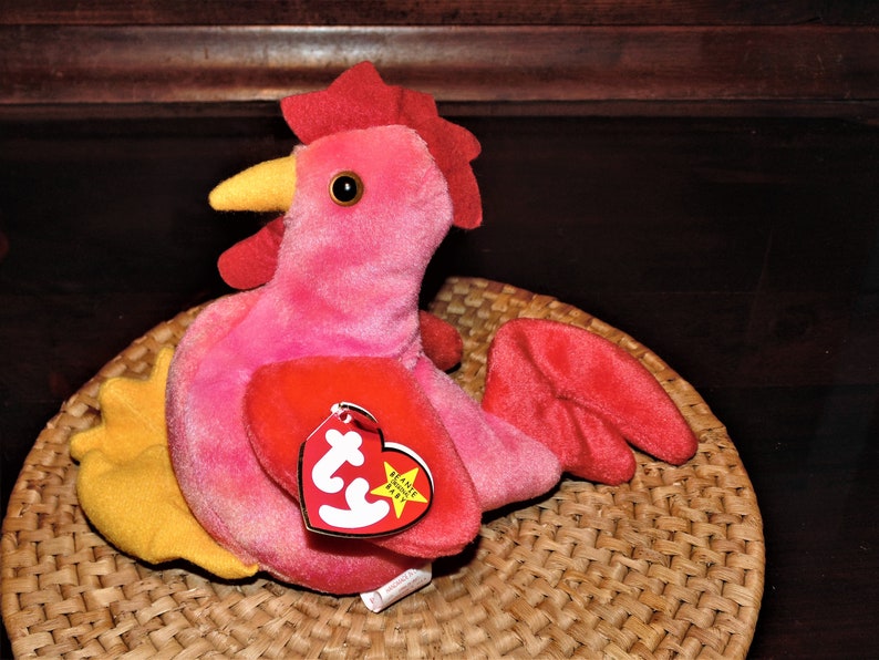Ty 1996 Beanie Baby Strut the Rooster Collectible Plush Toy - Etsy