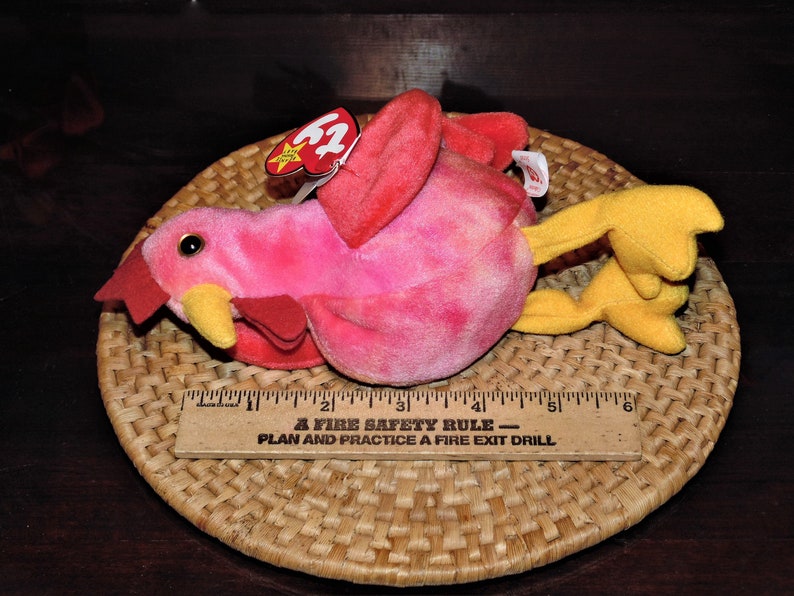 Ty 1996 Beanie Baby Strut The Rooster Collectible Plush Toy | Etsy