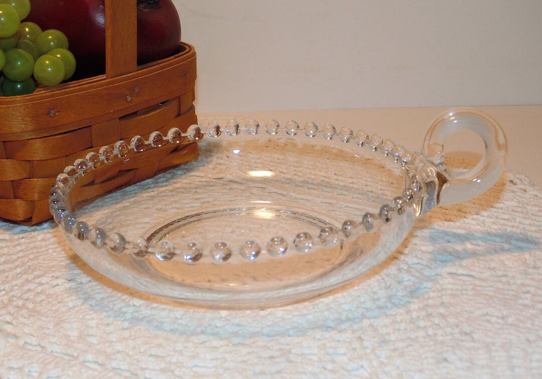 Imperial Candlewick Nappy Bowl, Clear Glass Sauce Bowl, Replacement ...