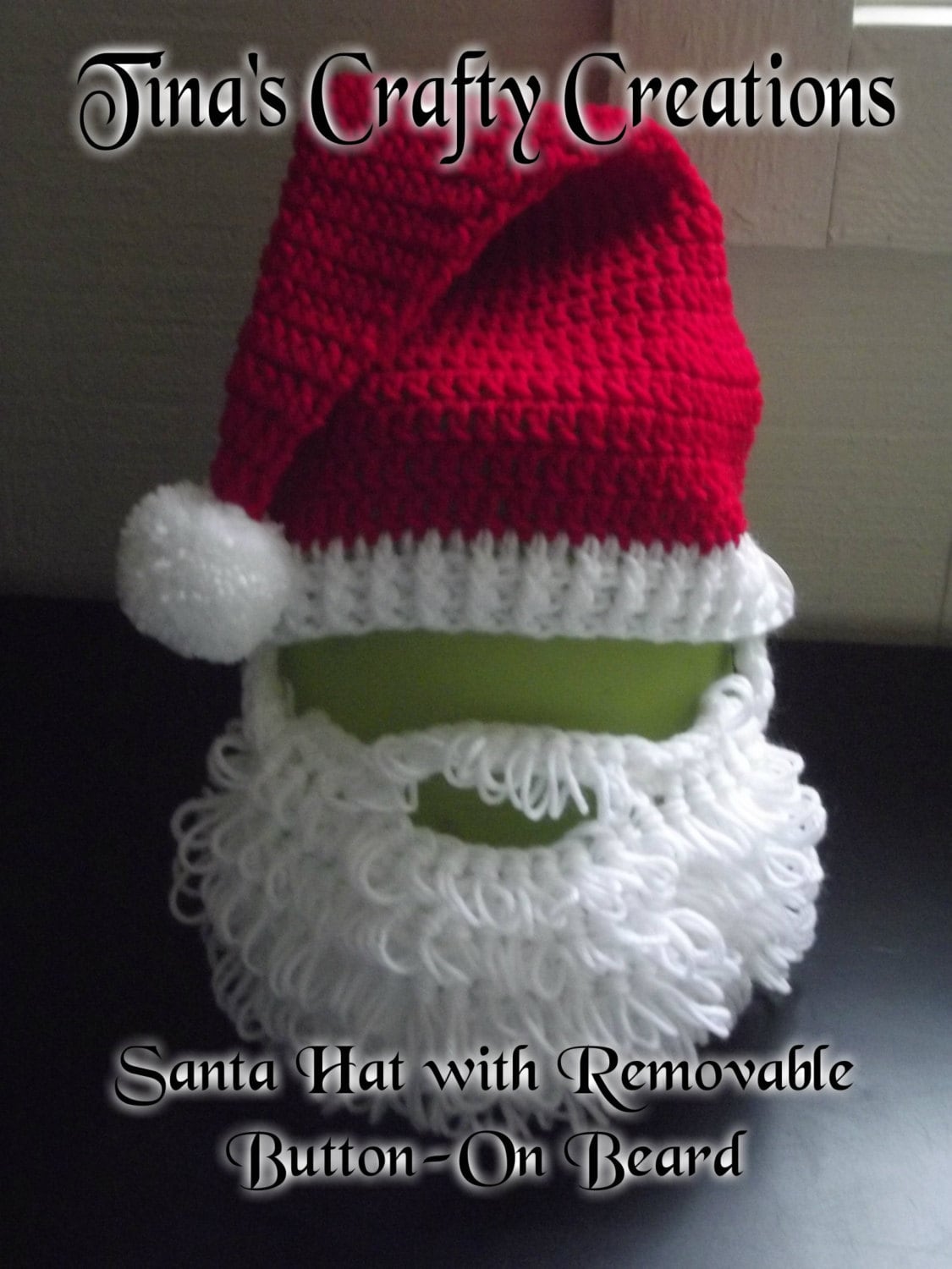 Crochet Santa Hat With Beard