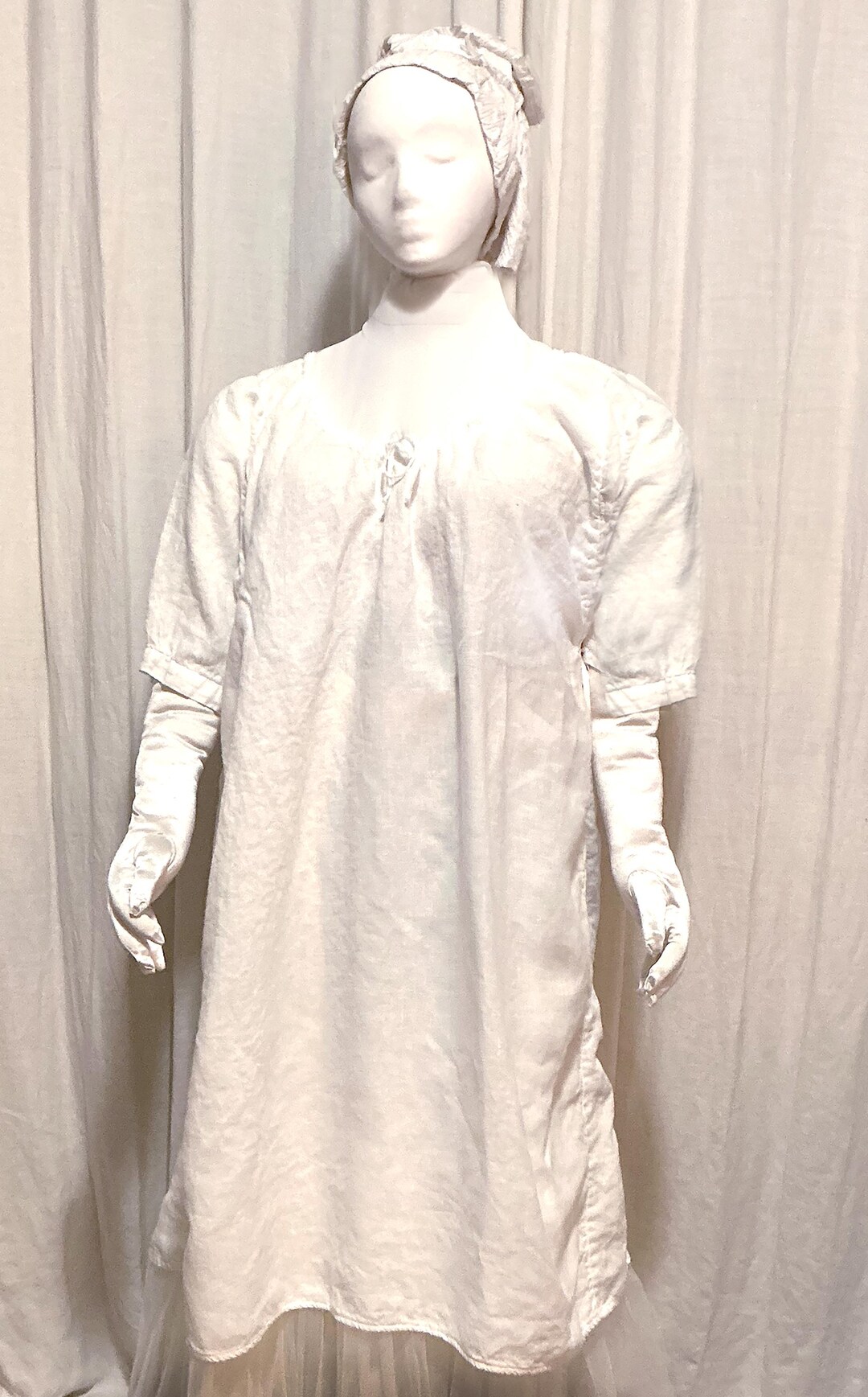 Historic Inspired Lingerie -- 18th Century Colonial Style Linen Shift ...
