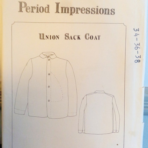 Union Sack Coat Pattern - Etsy