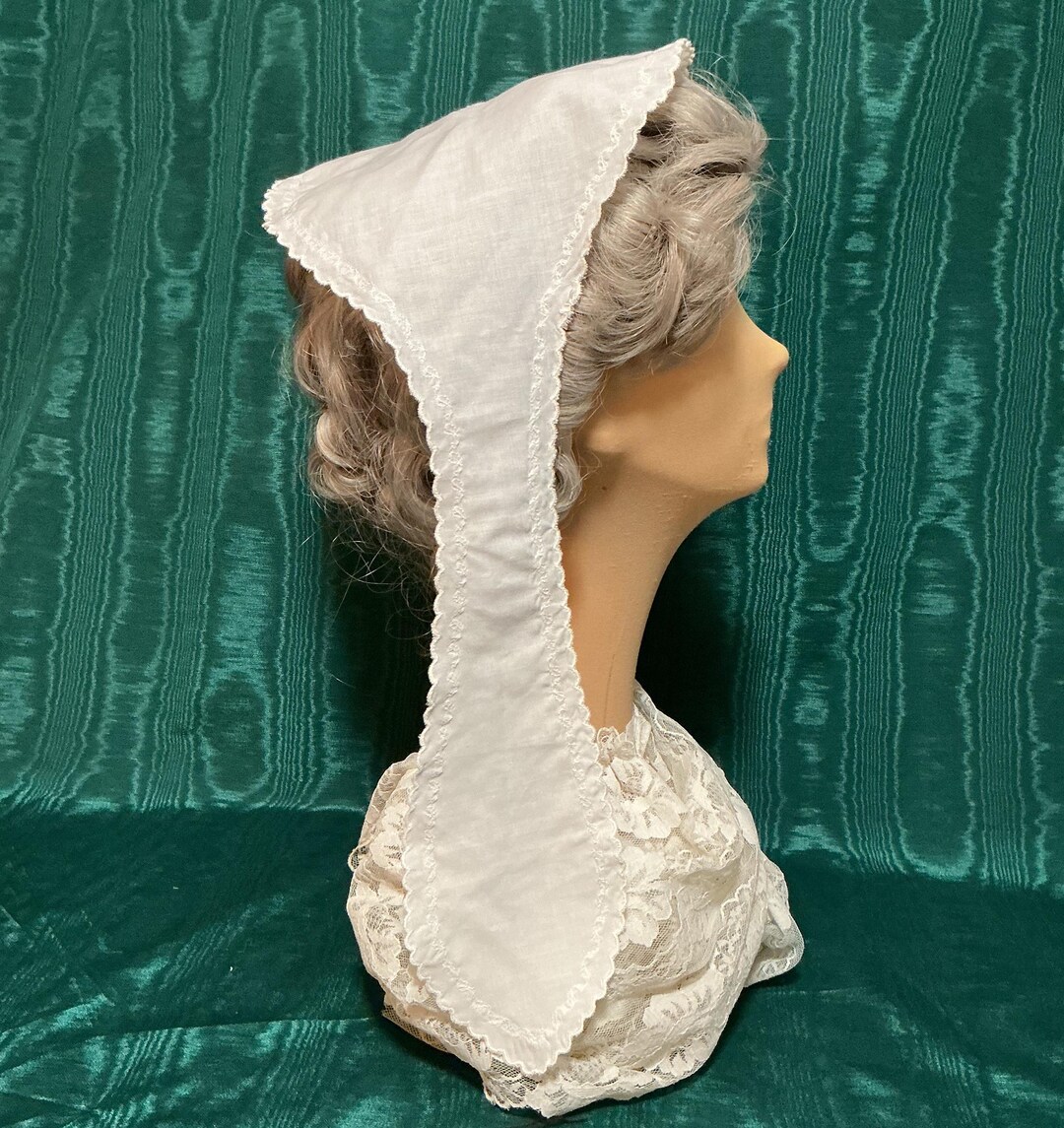19th Century Lady’s Informal Day Cap – Cotton Lappet Cap – #26-38 - Etsy