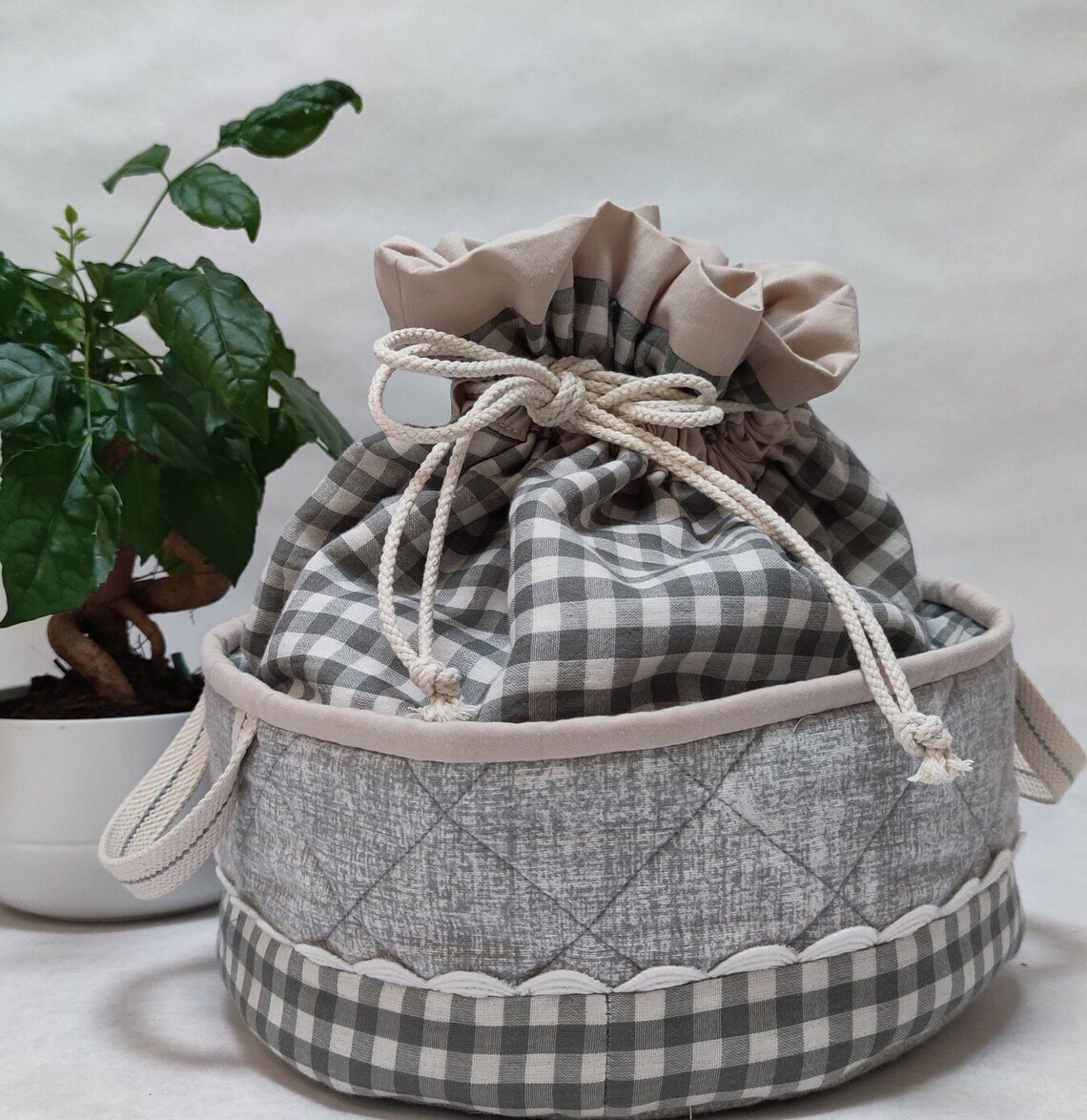 Saco Cesto Do Pão. Bread Basket Ecobag Algodão - Etsy