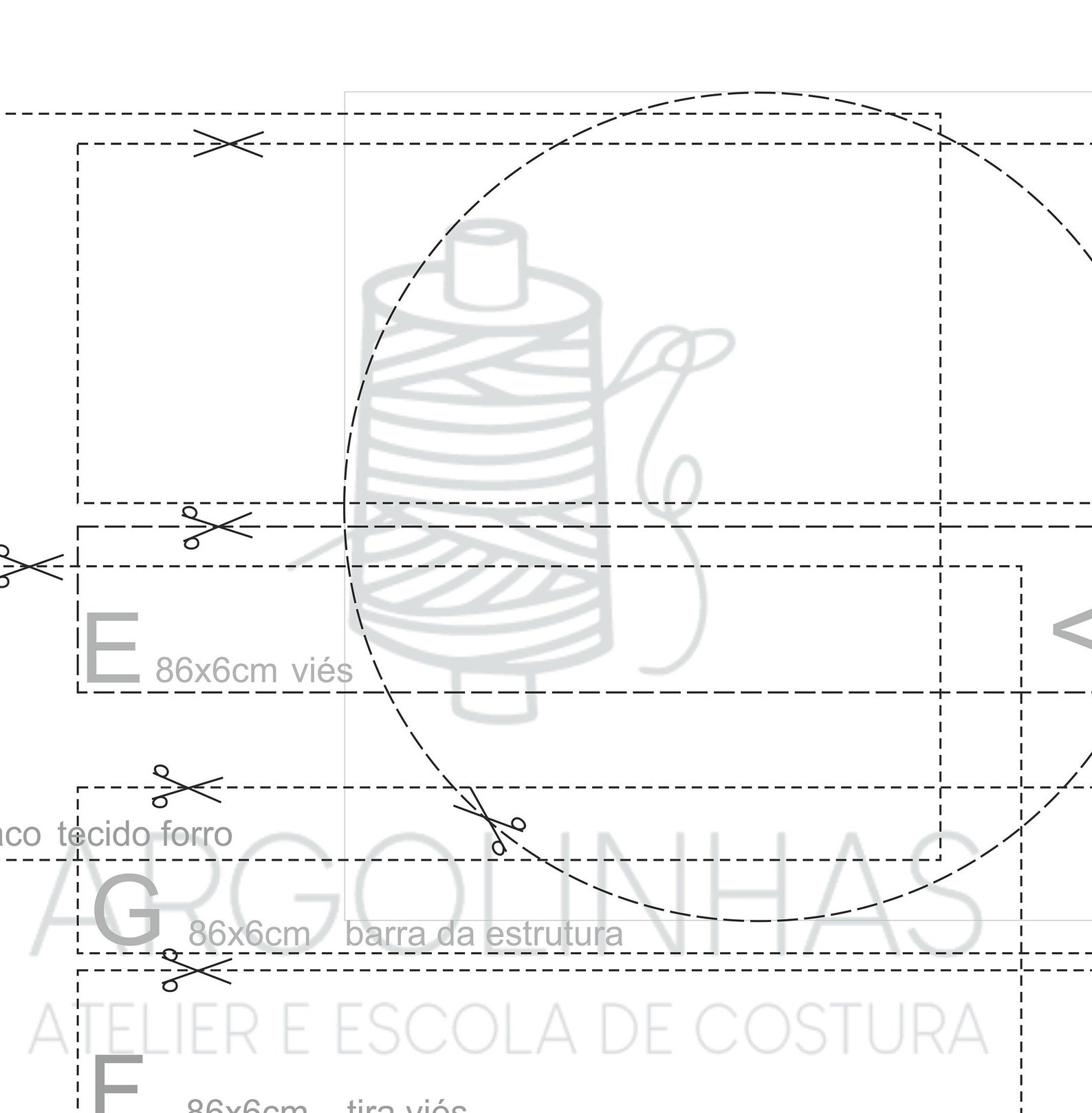 Saco Cesto Pão PDF, Sewing Pattern , Moldes Tamanho Real , Só Moldes ...