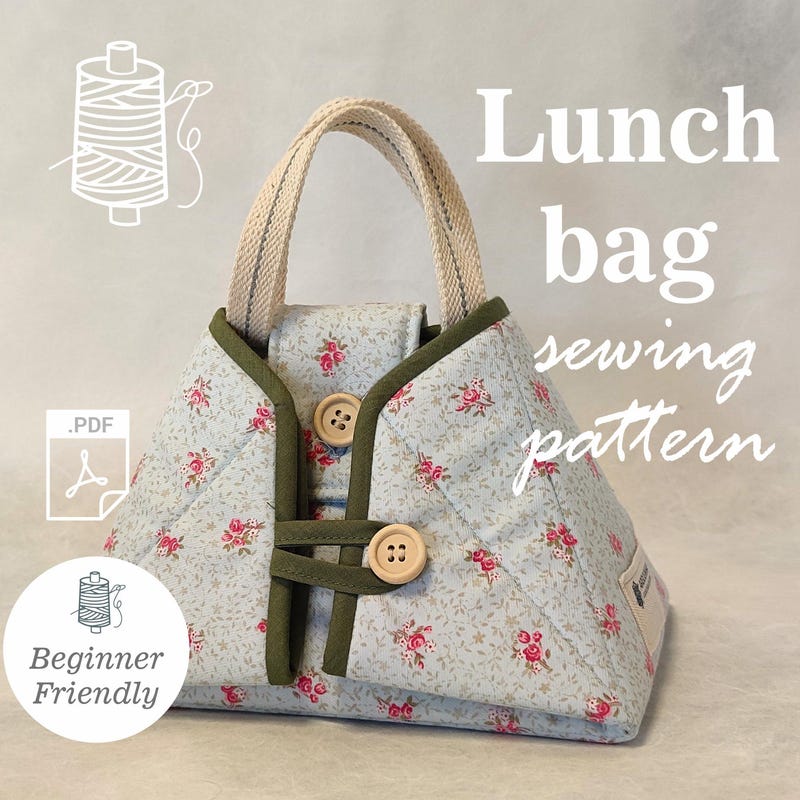 Lunch Bag Pattern - Etsy