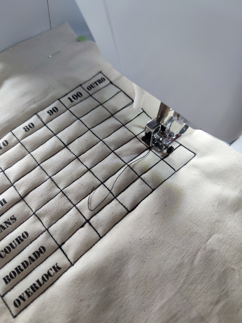 Pattern for Sewing Machine Needle Organizer: Iron-on Label (pattern in ...